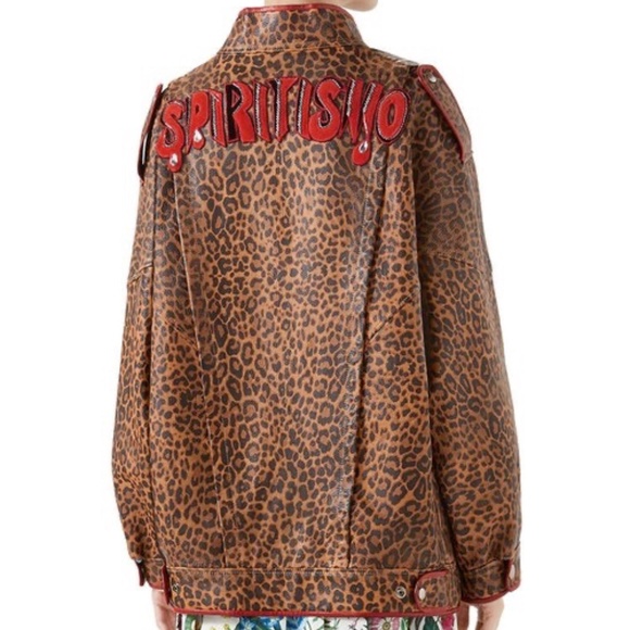 Gucci | Jackets & Coats | Gucci 65k Spiritismo Embroidered Goat Leather ...